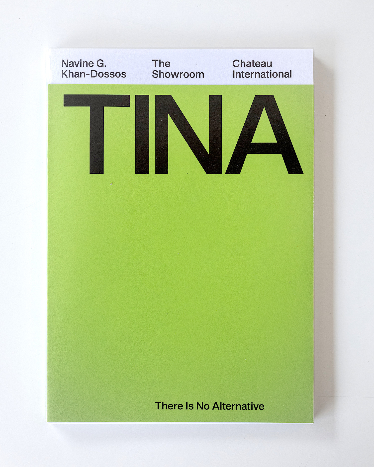 TINA – There Is No Alternative Reflexive Editorial Process | The Showroom